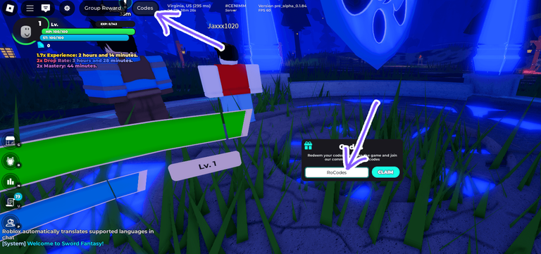 Sword Fantasy Codes (October 2025) - RoCodes